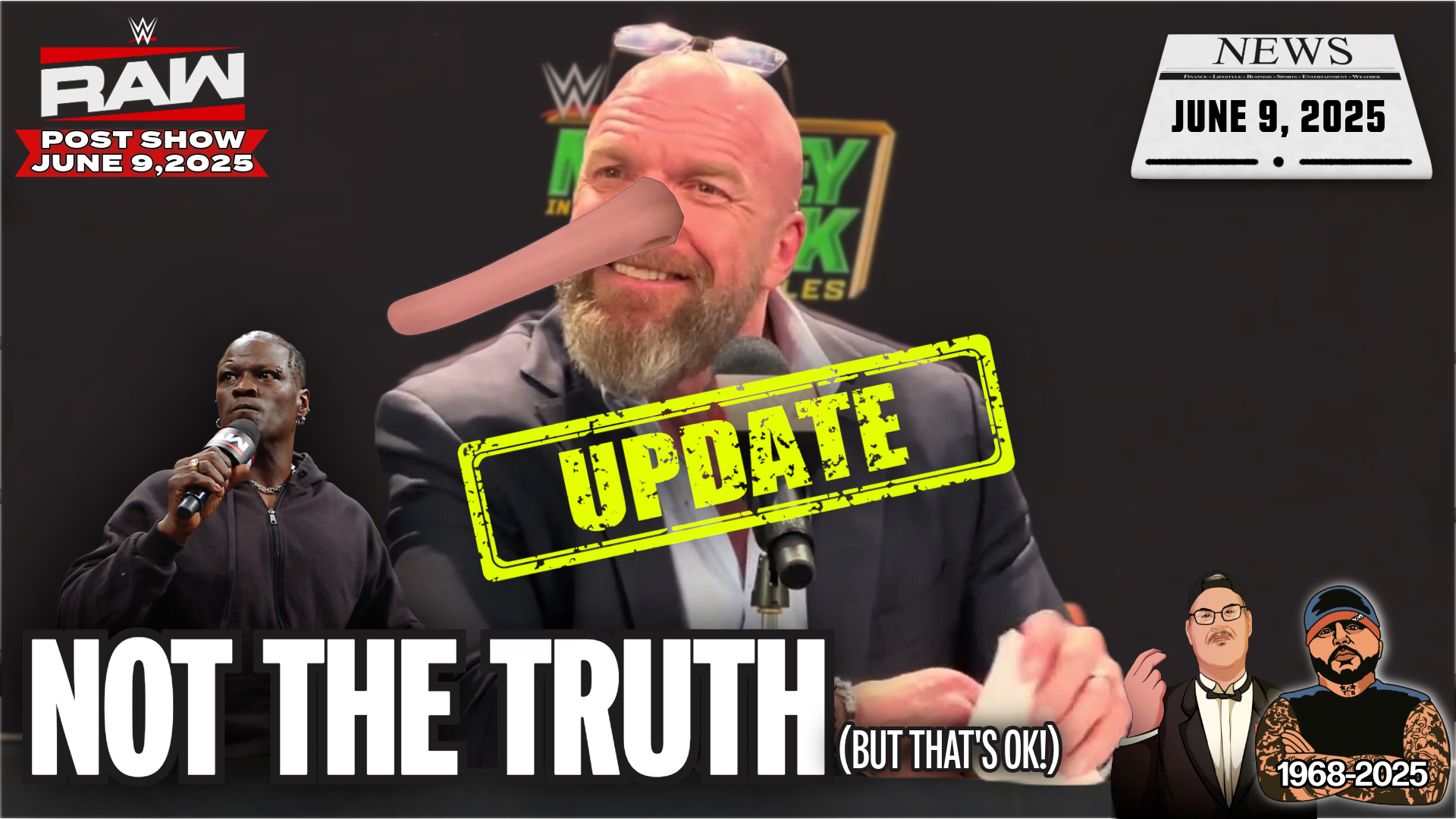 The Don Tony Show / WWE RAW Post Show 6/16/25 – Don Tony And Kevin ...