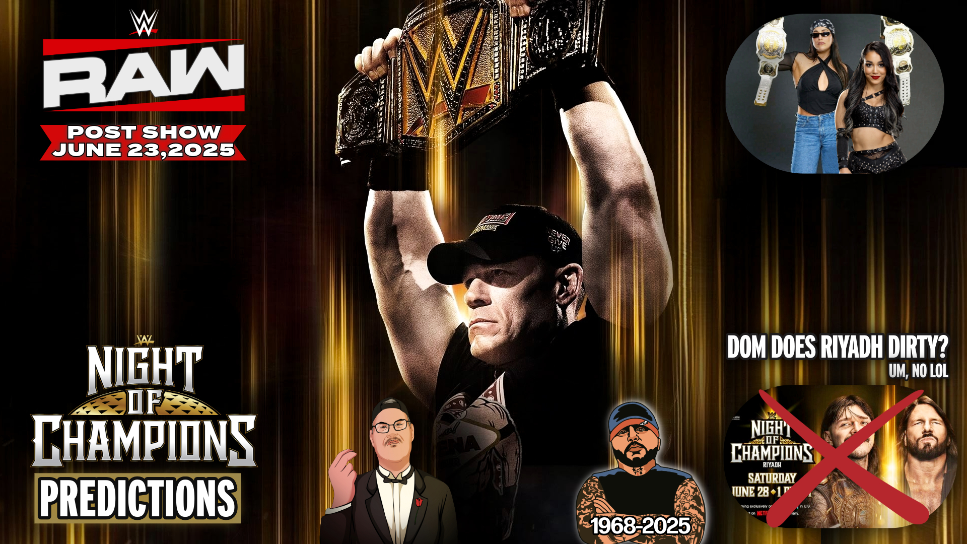 The Don Tony Show / WWE RAW Post Show 6/30/25 – Don Tony And Kevin ...